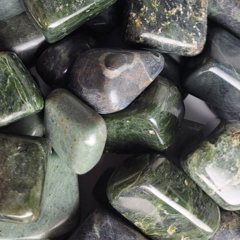 Nephrite Jade Tumbled Stones - Quartzsite Minerals