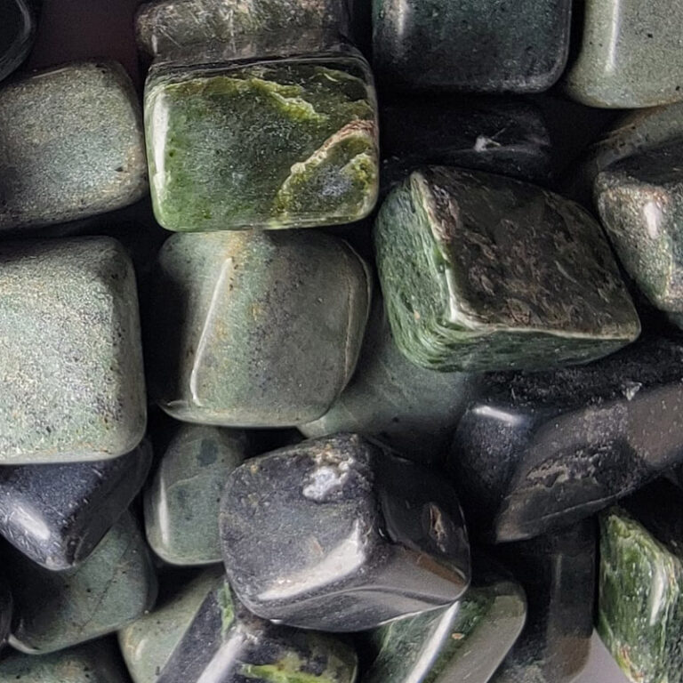 Nephrite Jade Tumbled Stones - Quartzsite Minerals