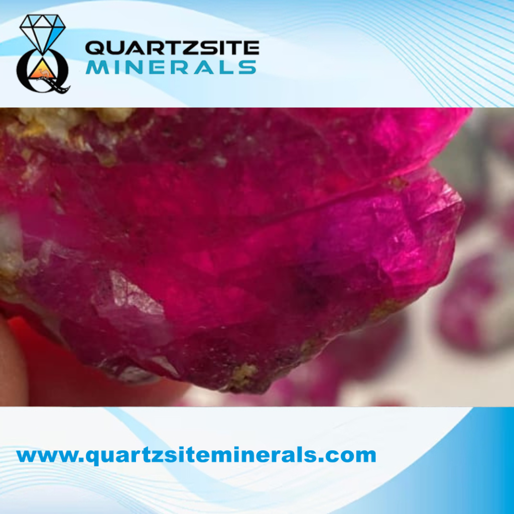 Natural ruby from Afghanistan